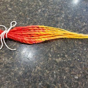 Damnation Hair | Hair | 5 Fire Flame Dreads Dreadlocks Hair Extension ...